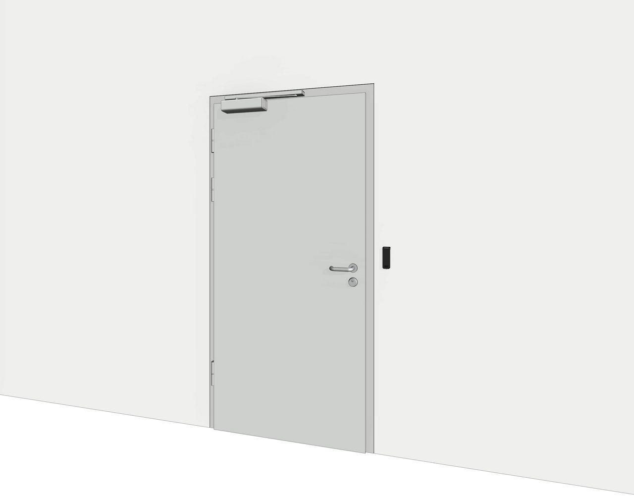 Steel Security Door RC3, Rw(dB)= 46 / Access control | ASSA ABLOY